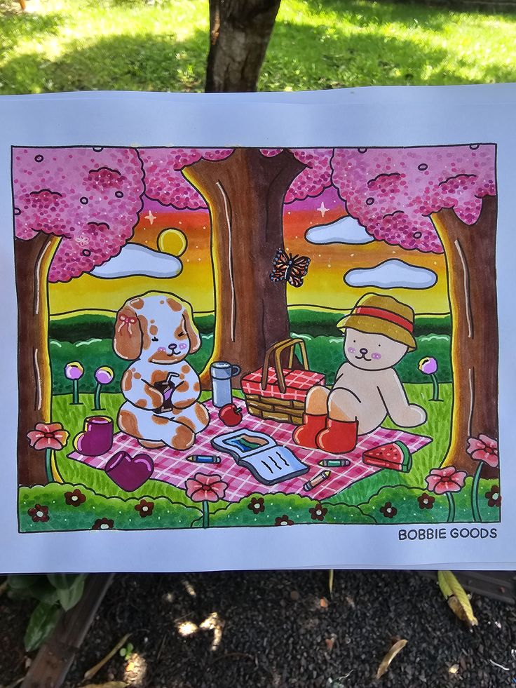 Bobbie Goods: o livro para colorir mais viral - beadedblog